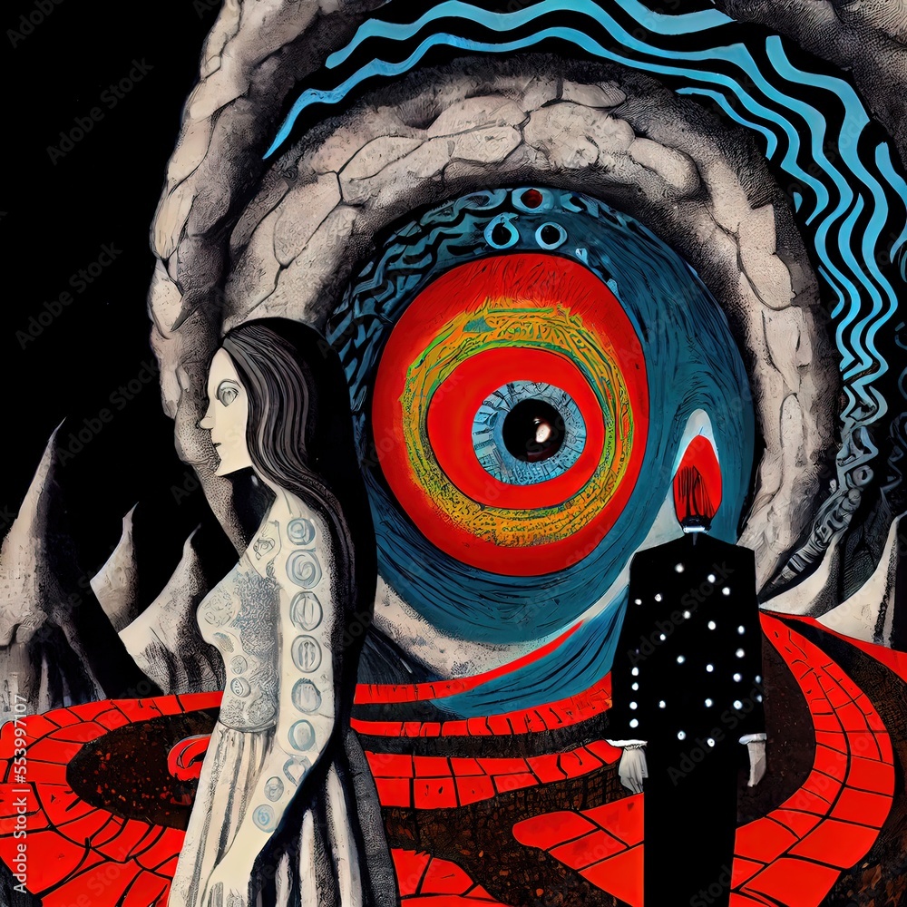 Ancient sentience and mortal subservience.Generative AI Stock ...