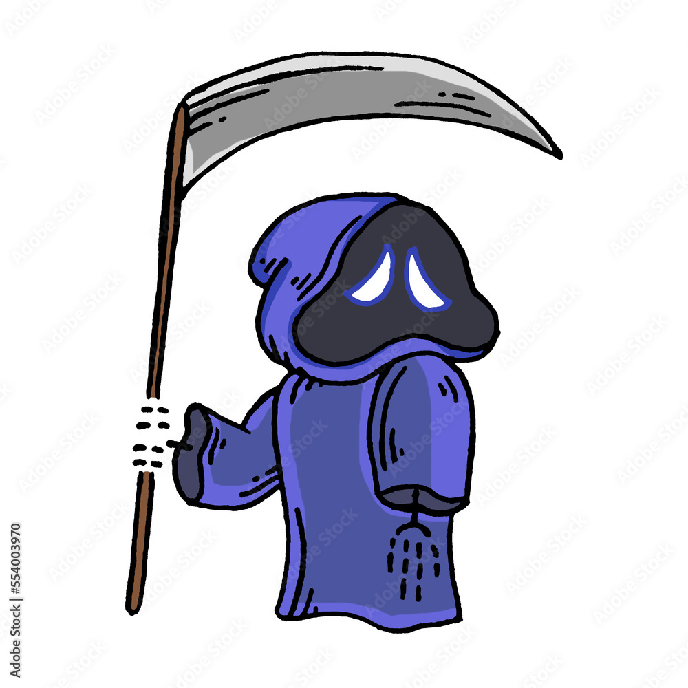 Cartoon Angel of Death Clipart Stock Illustration | Adobe Stock