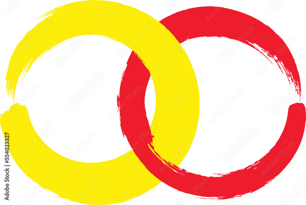 Business Corporate Abstract Logo Design . Two Circles in Chain ...