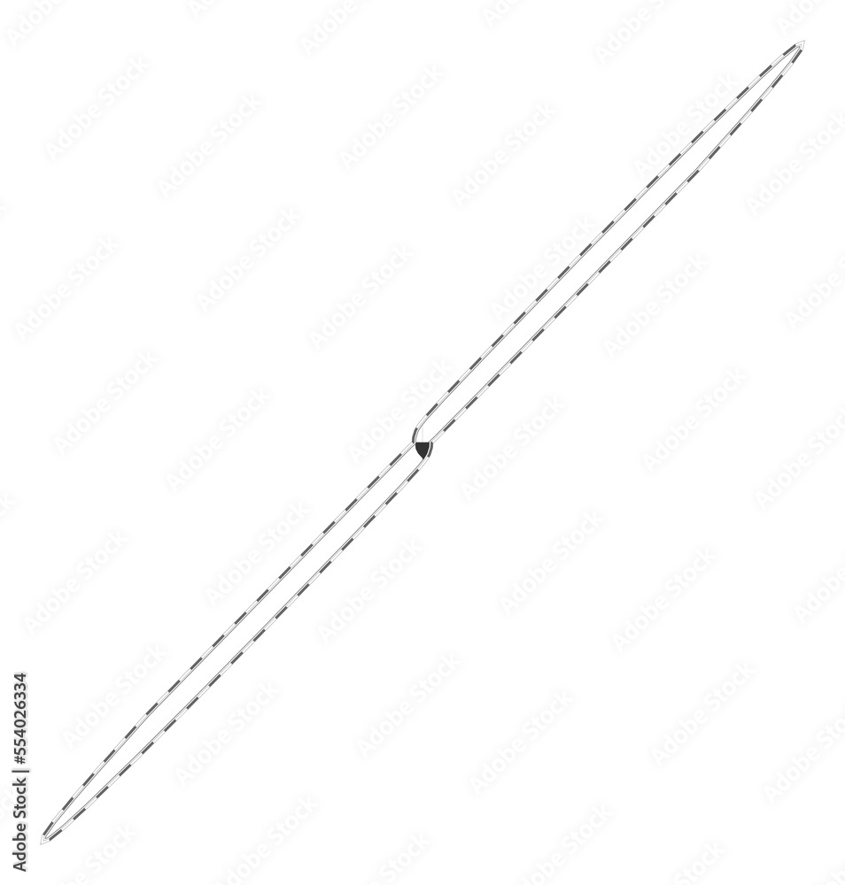 Vector world map. Littrow projection. Plan world geographical map with ...
