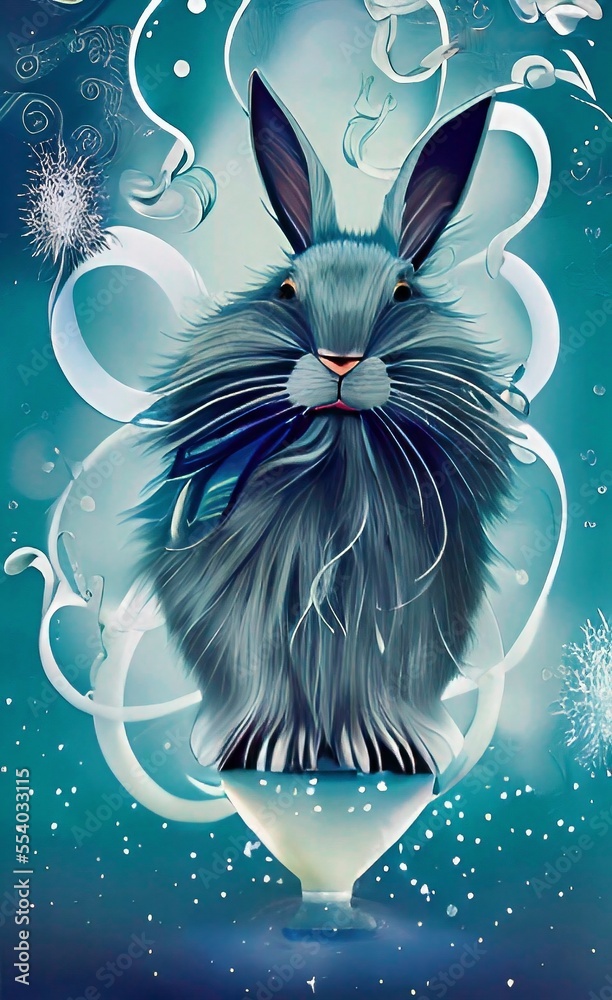 2023 year of rabbit. Happy chinese new year 2023 year of the rabbit ...