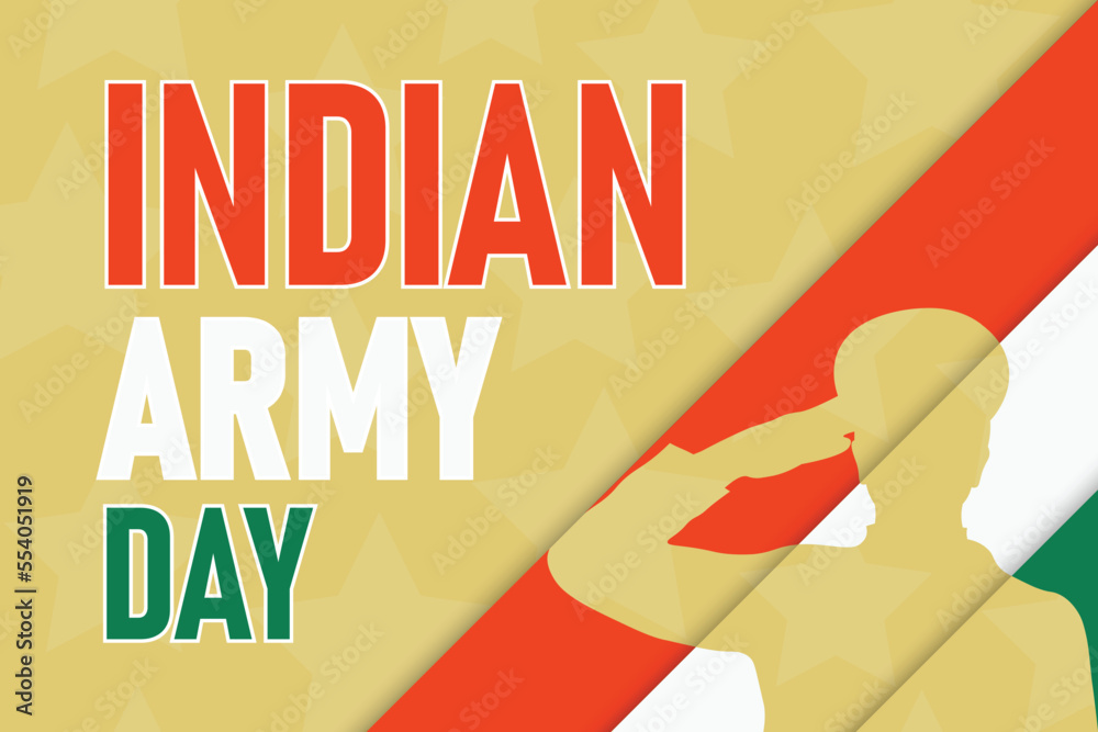 Indian Army Day background. Stock Vector | Adobe Stock