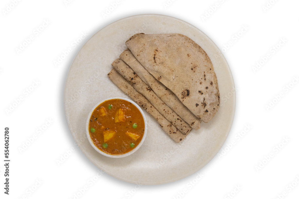 Homemade soft roti whole wheat chappathi known as indian bread or ...