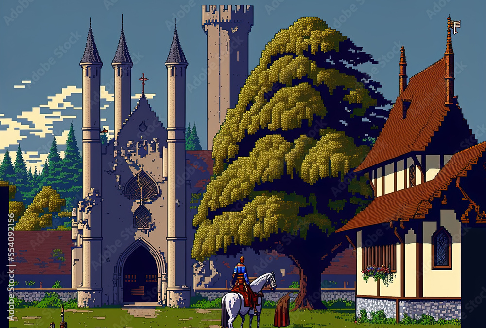 Medieval Pixel is pixel art that was reproduced in the Middle Ages ...
