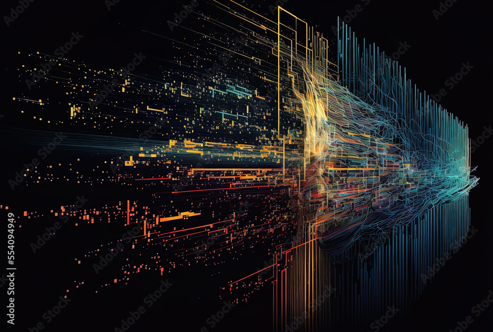 Future communication and web idea network connection structure huge ...