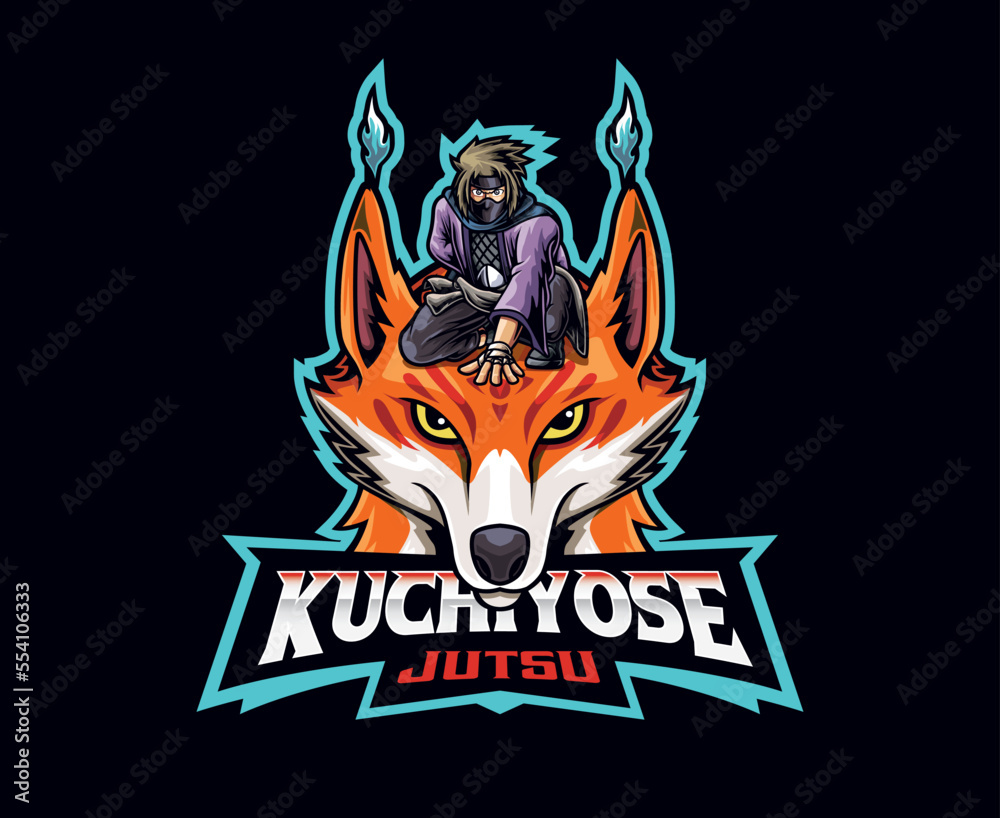 Summoning technique mascot logo design. Kuchiyose no jutsu vector ...