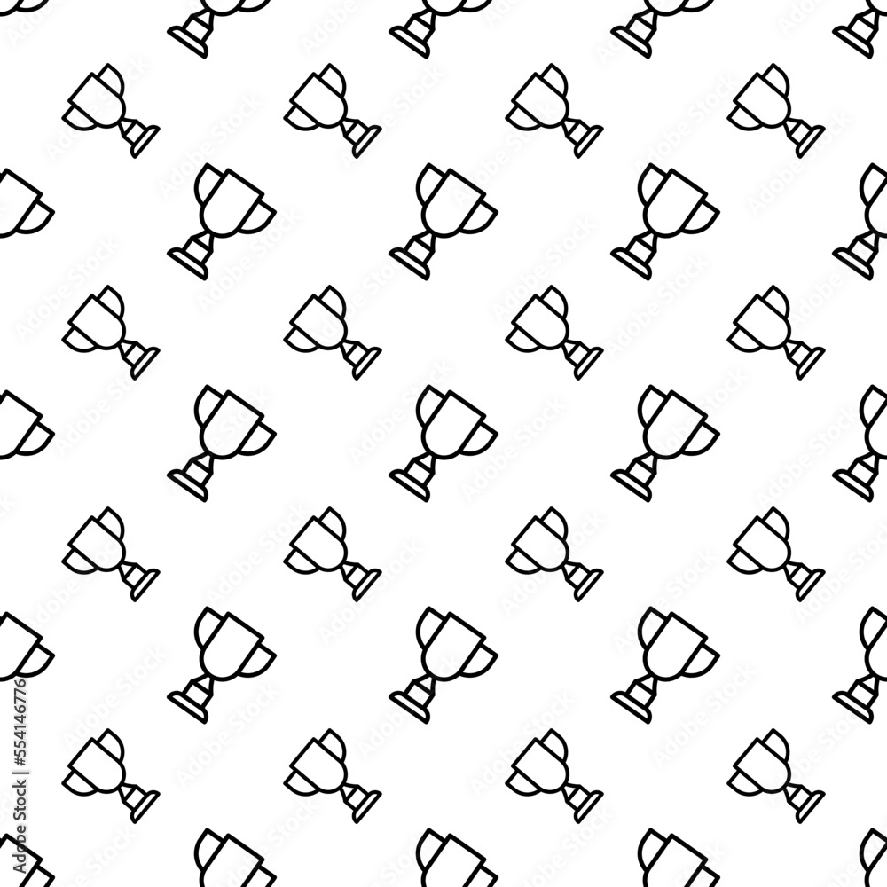 trophy pattern for web and background also printable Stock Vector ...