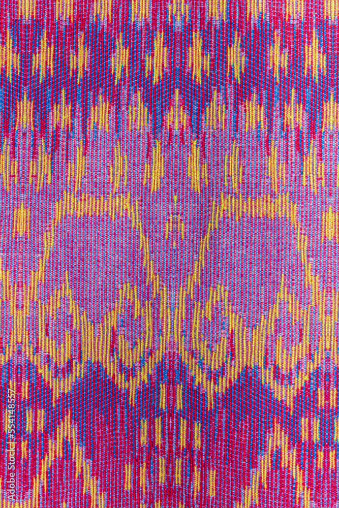 Patterns of Thai silk. Thai pattern background image. Stock Photo ...