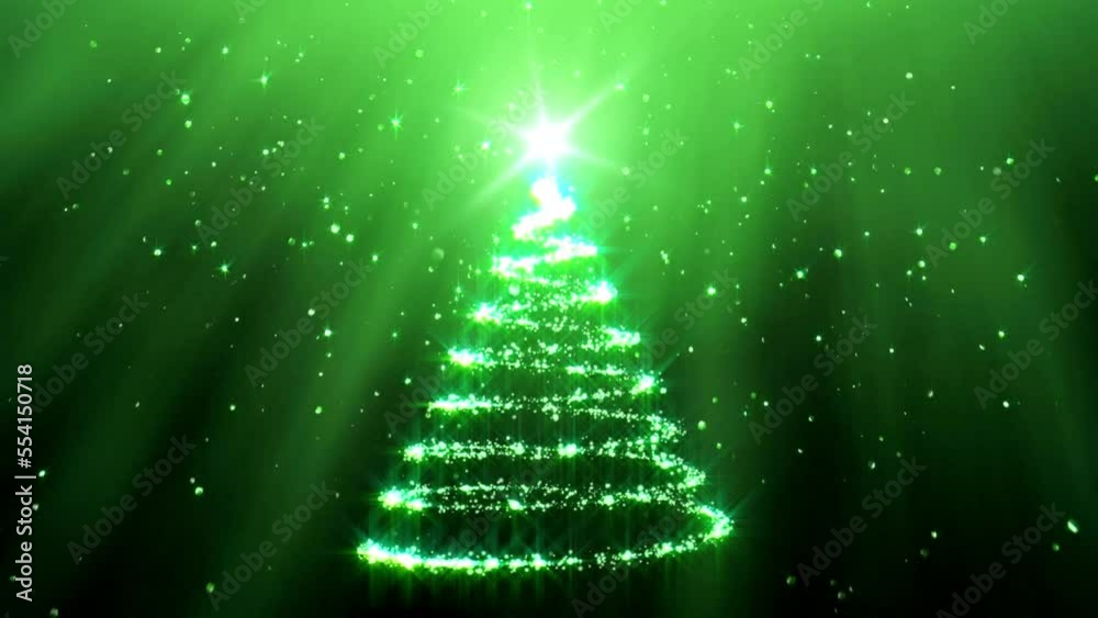 3D Christmas tree background for Christmas events and year-end holidays ...