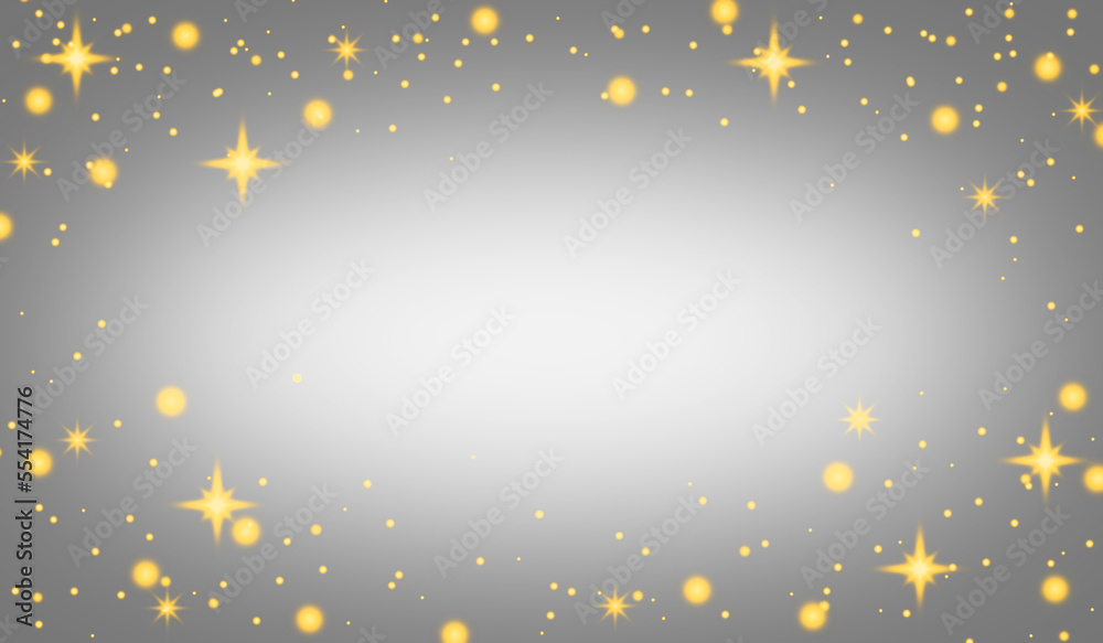 Twinkle golden star pattern for photo effect and overlay. Abstract ...