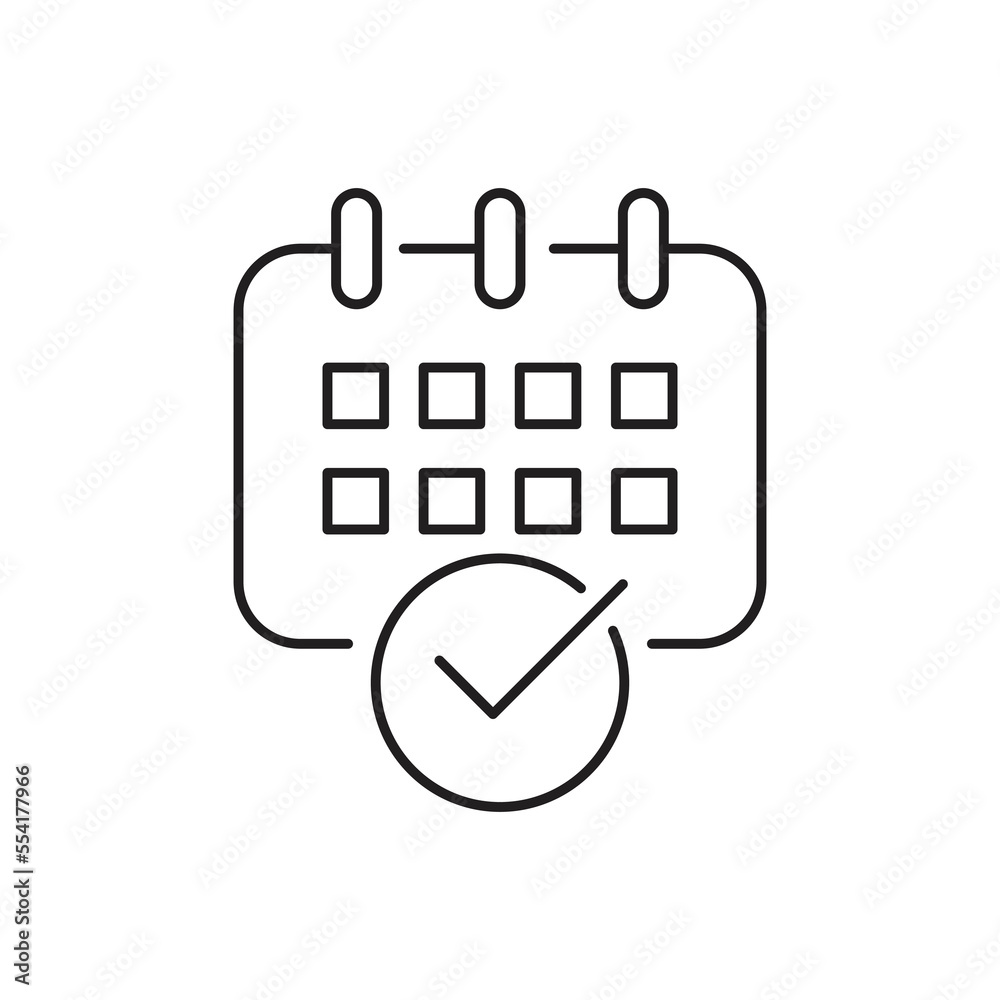 Confirm appointment icon design. Check, Date, Calendar, Schedule, Event ... Confirm appointment icon design. Check, Date, Calendar, Schedule, Event ...