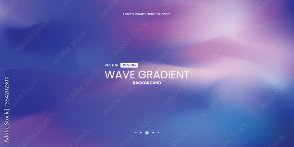 Abstract multi-color gradient vector cover illustration set. As a ...