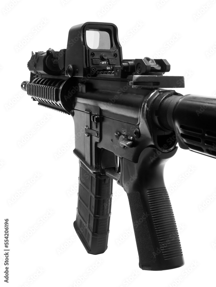 Weapons and military equipment for army, Assault rifle gun (M4A1) with ...