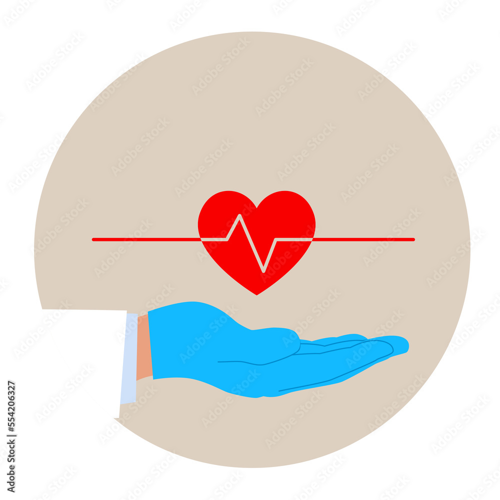 Human heart anatomy. Human Heart. Organs symbol. Medicine Design ...