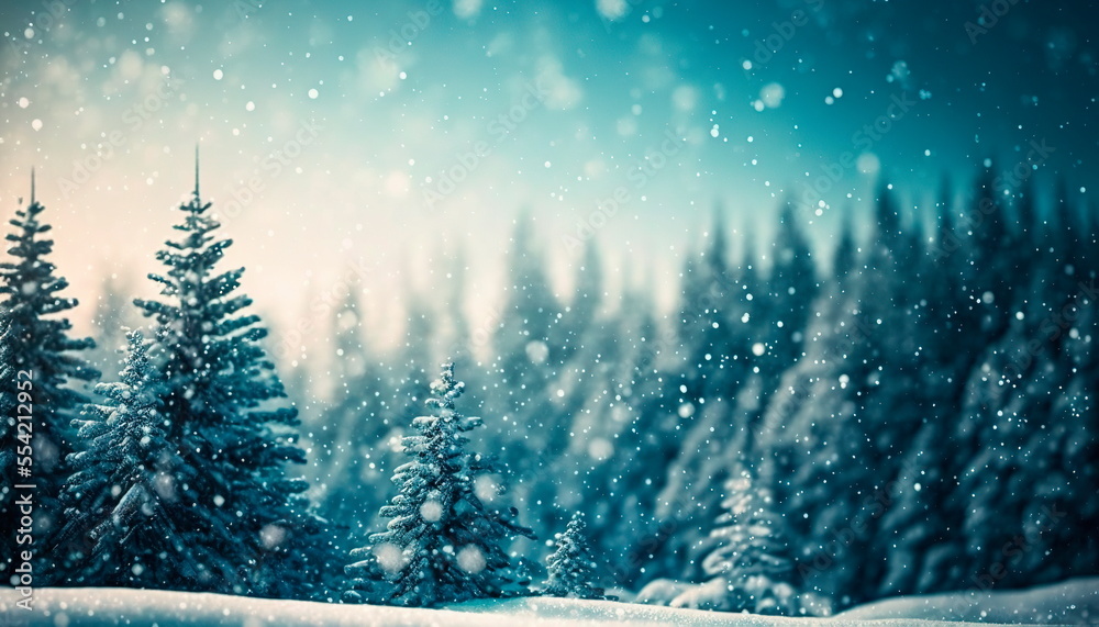 Falling Snow Wallpaper