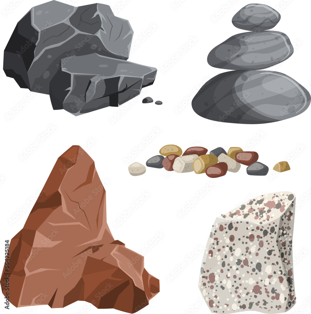 Pile Of Rocks Vector