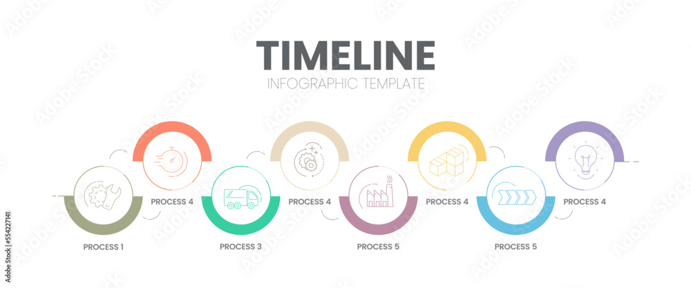 Business project timelines diagrams layout template for slide ...