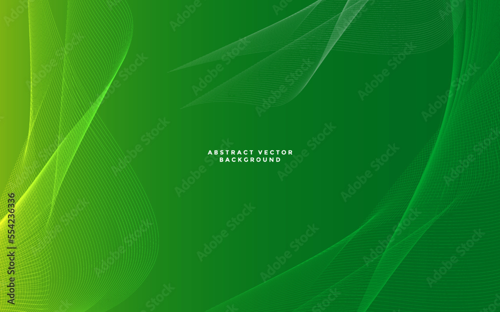Elegant Green gradient wavy background. Smooth gradient background ... Elegant Green gradient wavy background. Smooth gradient background ...