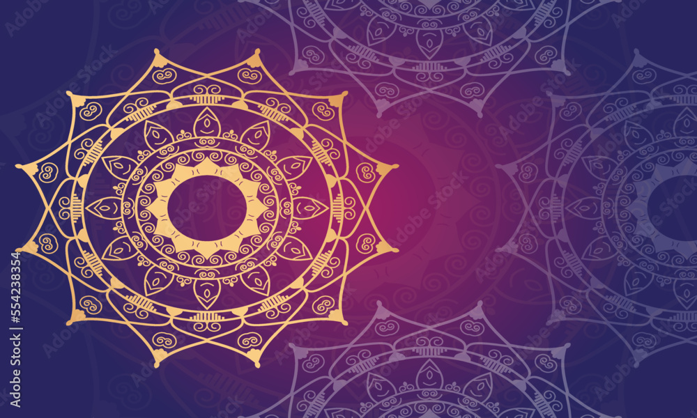 Mandela background, Vintage decorative elements, Oriental pattern ...