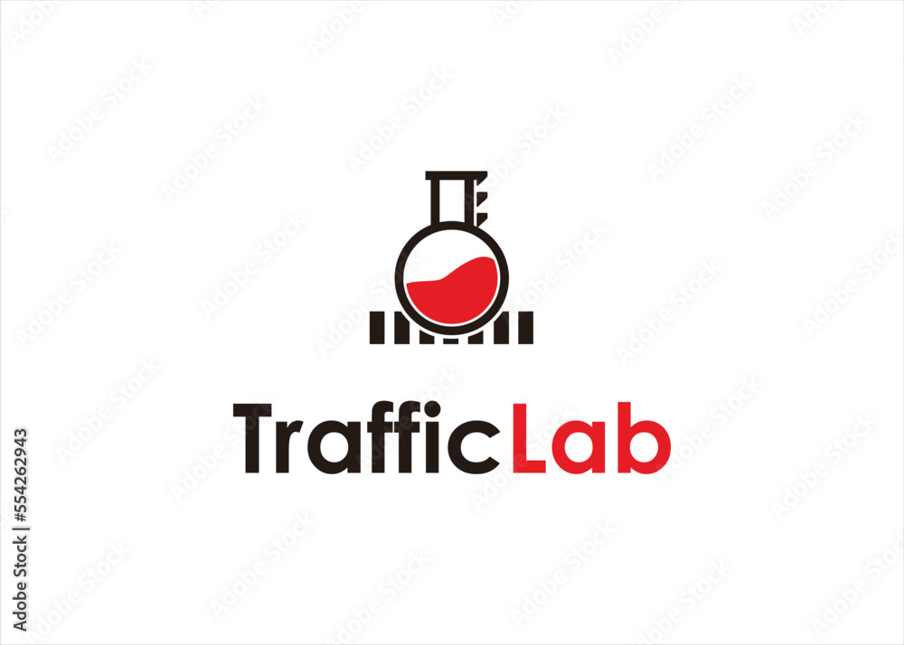 traffic lab logo design symbol locomotive Stock Vector | Adobe Stock