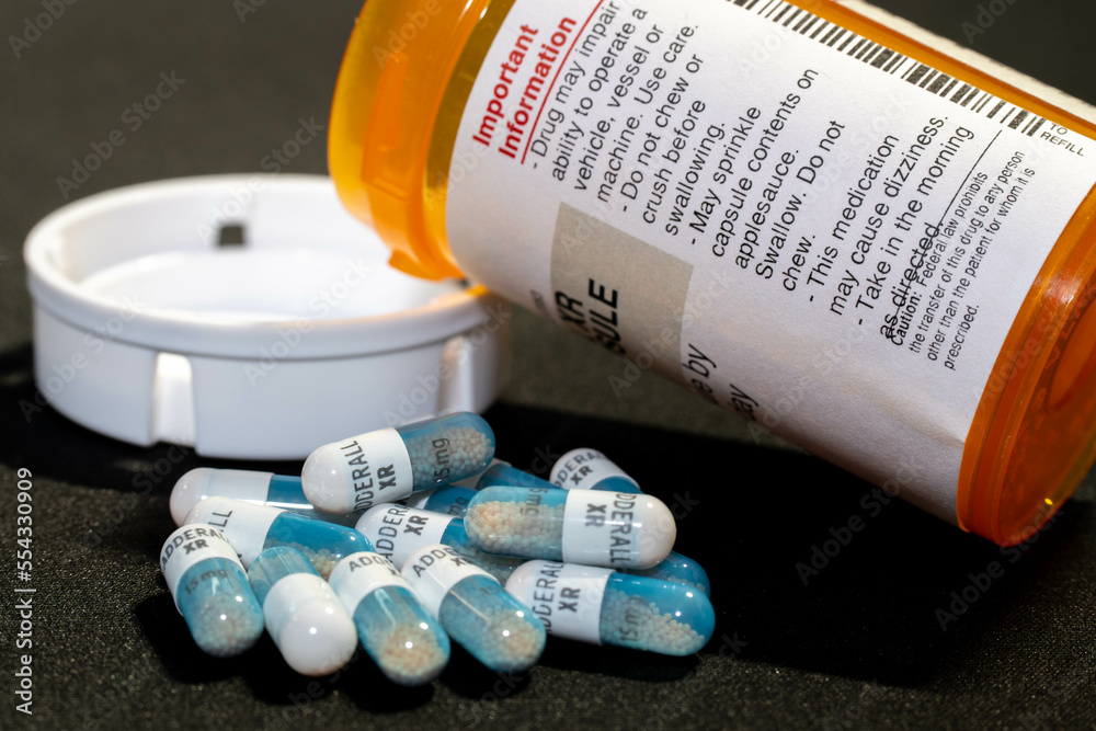 Closeup of Attention Deficit Hyperactivity Disorder (ADHD) Medication ...