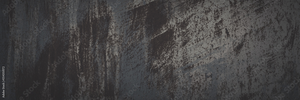 Old rusted metal texture. Rusty iron wall. Rough faded metal surface ...