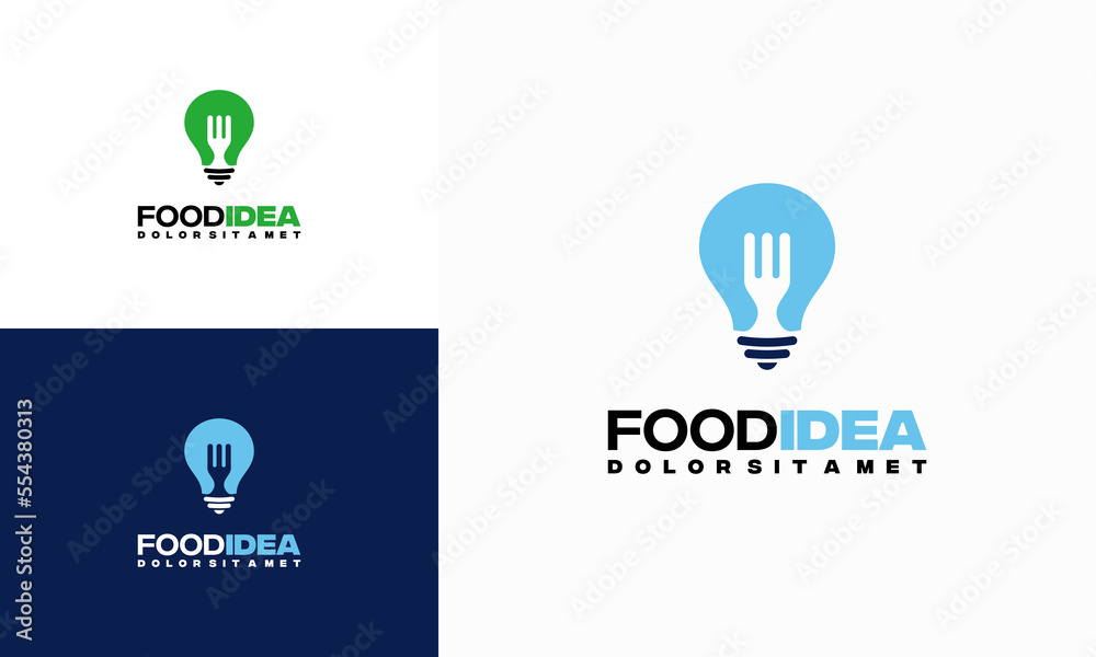 Food Idea logo designs concept vector, Food Restaurant logo template ...