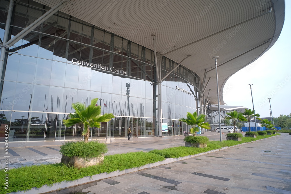 Tangerang, Indonesia, Oct 14, 2020. The magnificent and modern facade ...