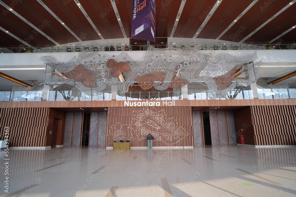South Tangerang, Indonesia, Oct 14, 2020. Hall Nusantara, the main ...