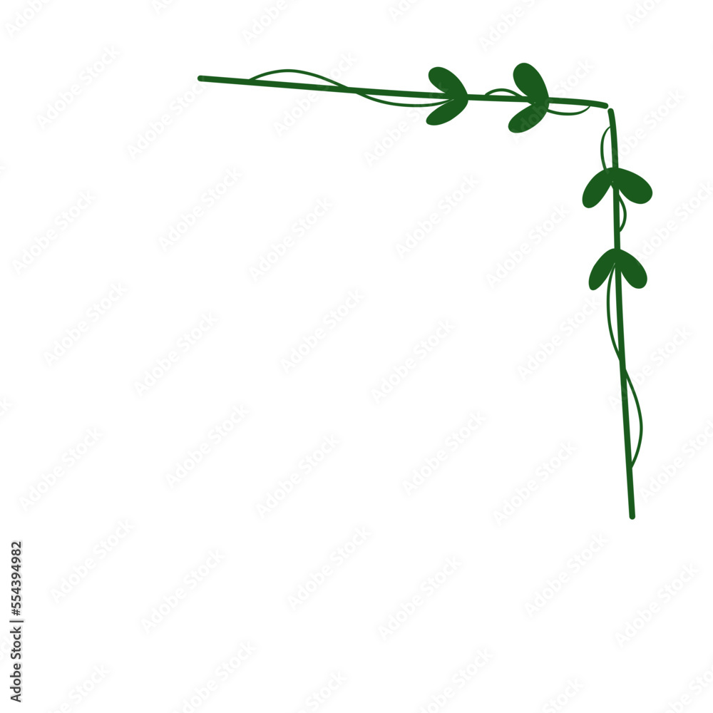 Corner Border Frame Background Stock Vector | Adobe Stock