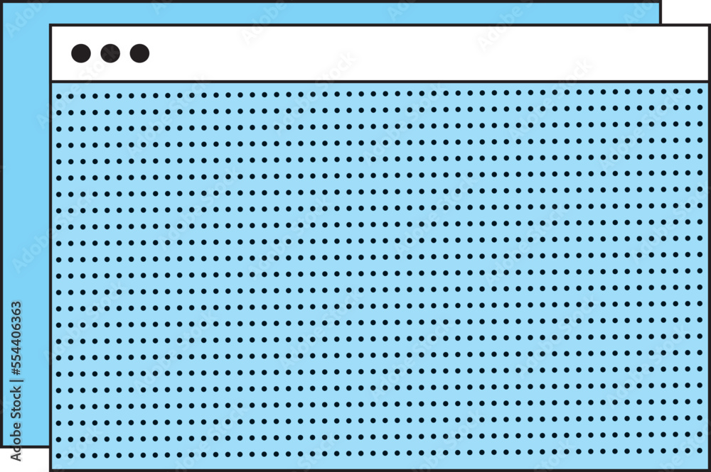 retro user interface tabs and icons. Screen panels and dialog boxes of ...