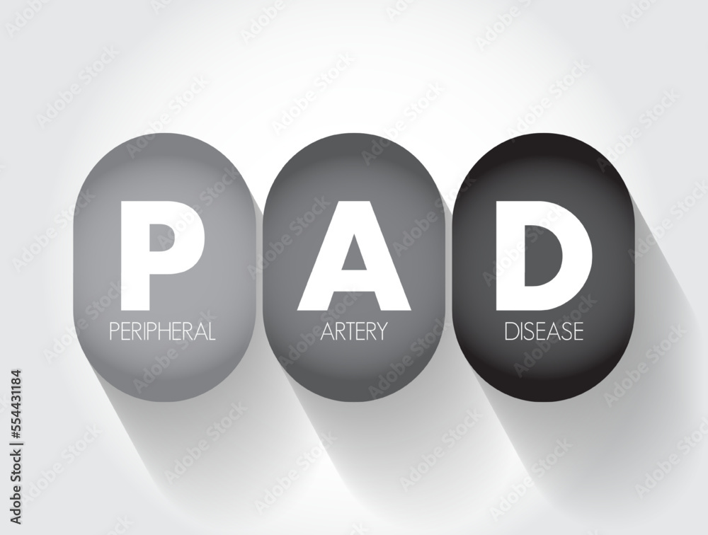 PAD Peripheral Artery Disease - circulatory problem in which narrowed ...