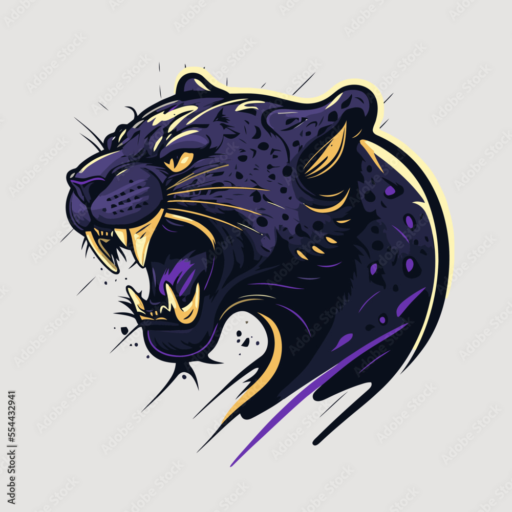 Panther Face Vector