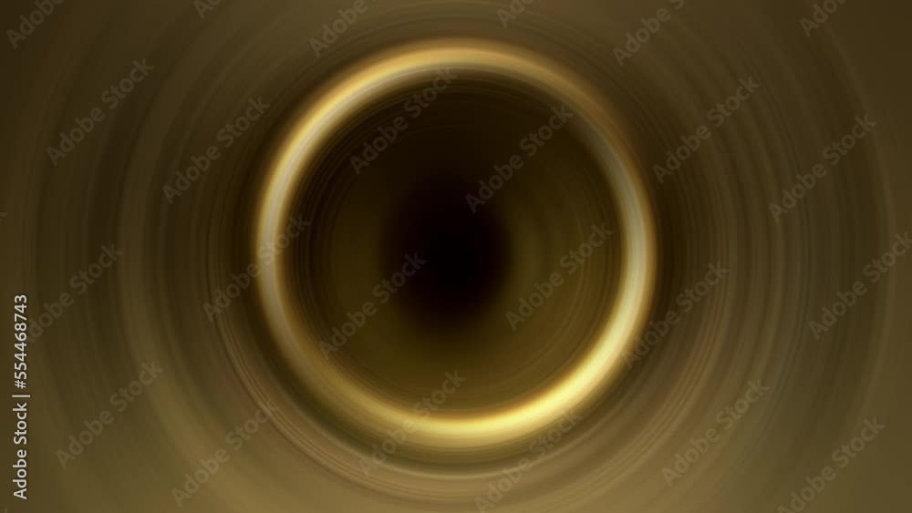 Vidéo Stock Abstract Beautiful gold blurred radial shine Circle loop ...