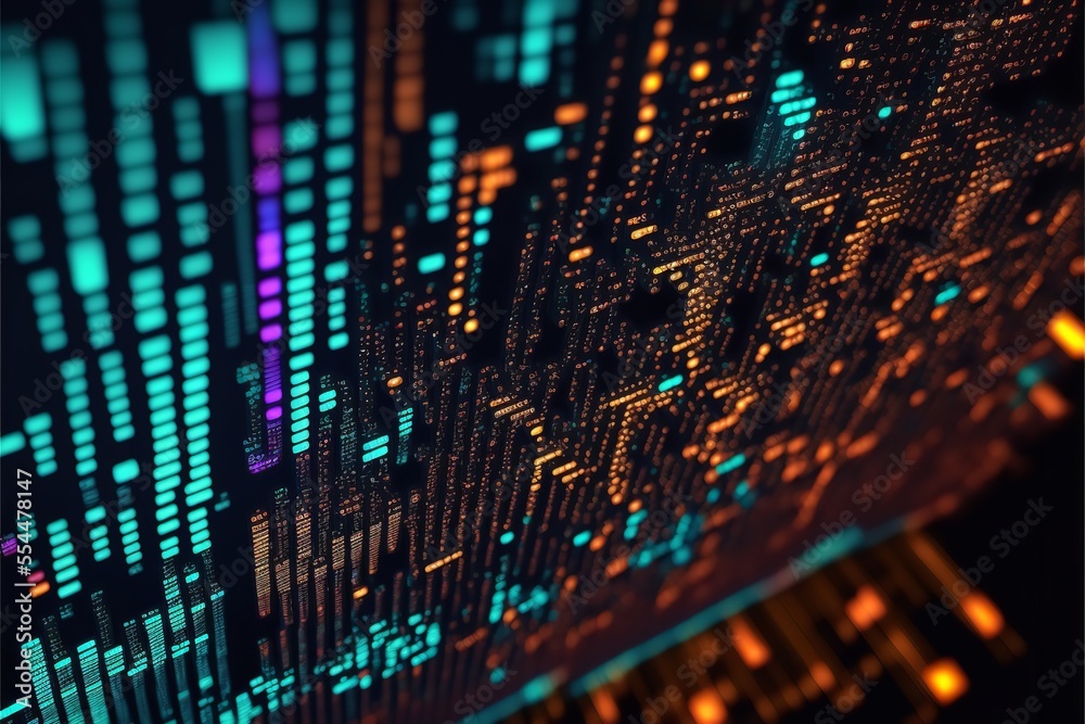 Abstract Technology background of Coding, Ai, and Programming. Stock ...