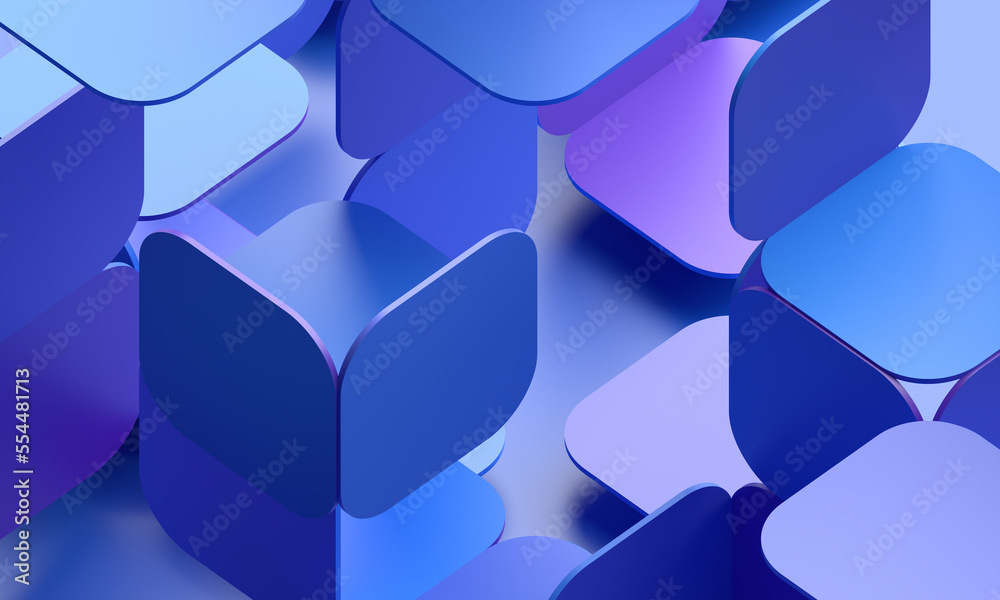 Abstract 3D Render Stock Illustration | Adobe Stock
