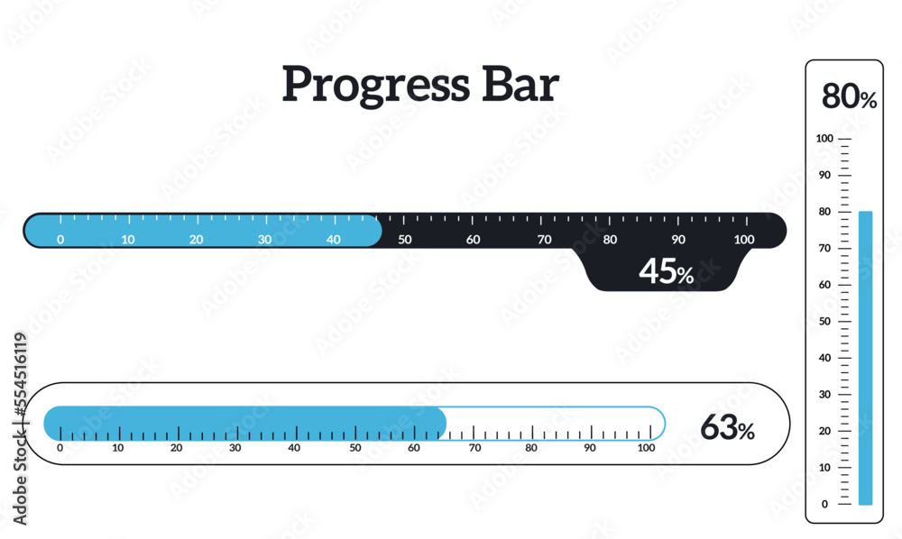 Download progress icons, speed indicator showing the status of file ...