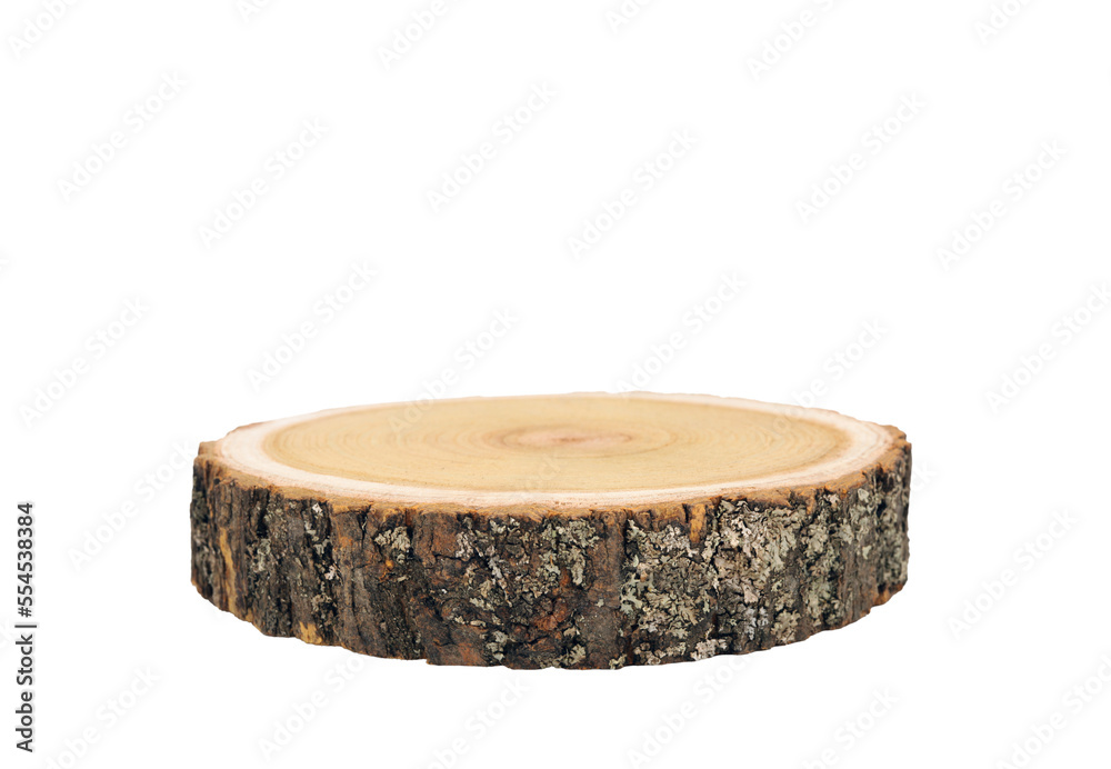 Wooden eco rustic pine tree wood circle disc platform podium on Png ...