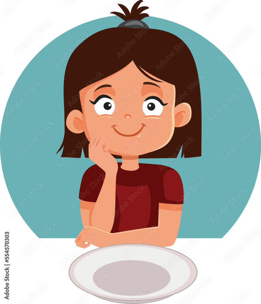 Girl Waiting Clipart