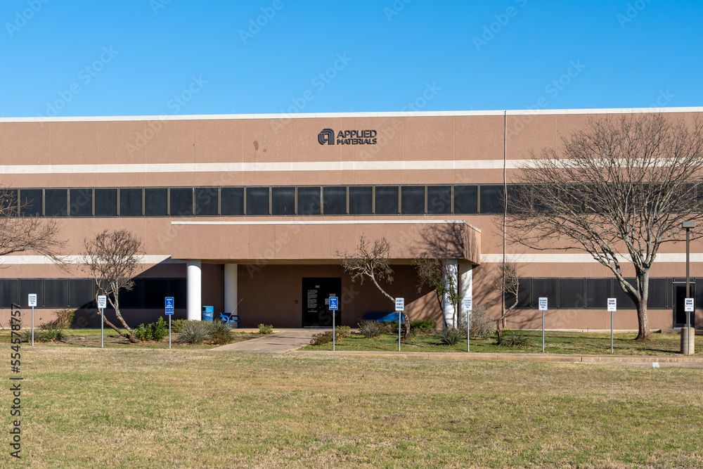 Austin, Texas, USA - March 18, 2022: Applied Materials manufacturing ...