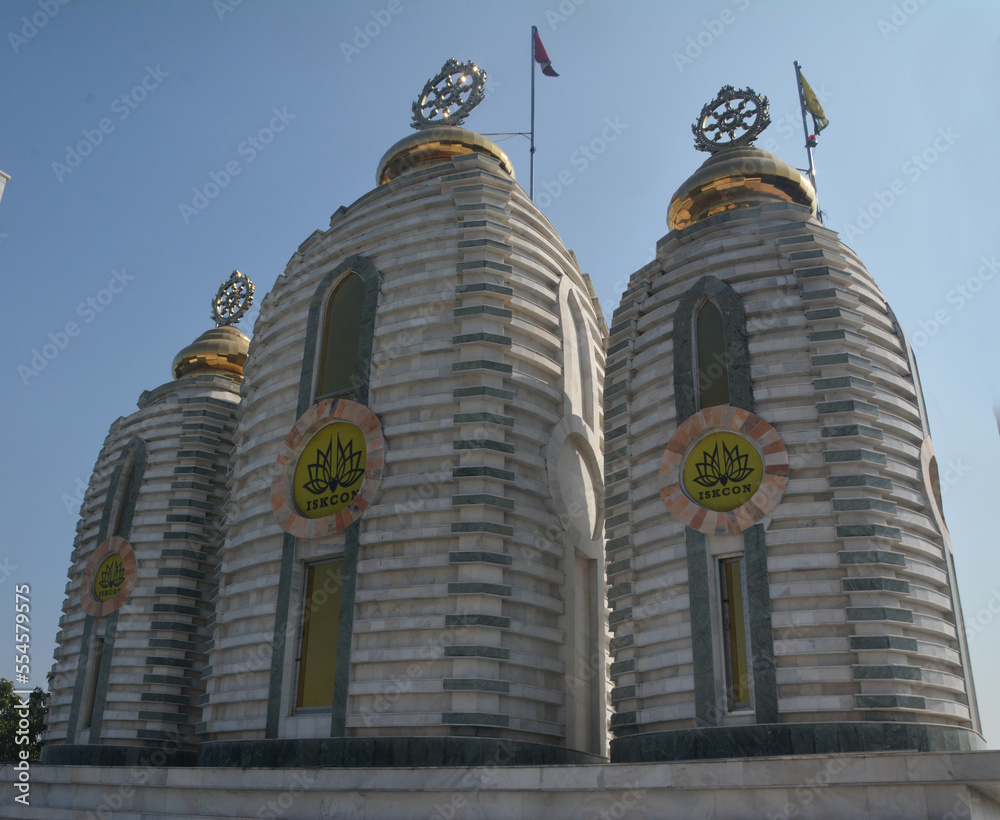 Chittagong ISKCON temple,17 December 2022: OUtside view of Iskcon ...