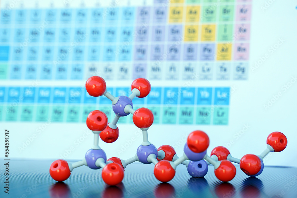 Simulate Shape of covalent molecules on a periodic table background ...