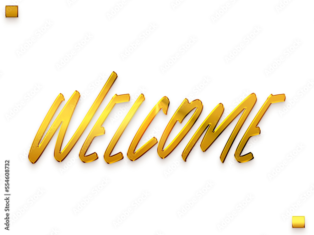 Welcome Text in Transparent PNG Stylish Cursive Alphabetical Glowing ...
