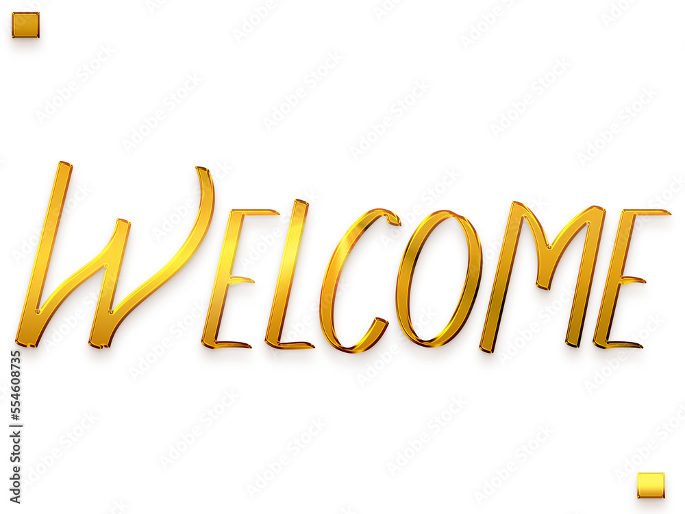 Welcome Text in Transparent PNG Stylish Cursive Alphabetical Glowing ...