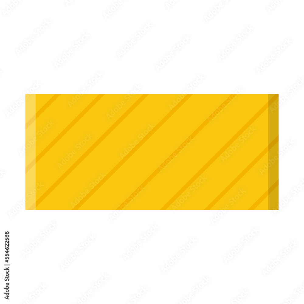 Basic rectangular geometric shape for children vector illustration ...