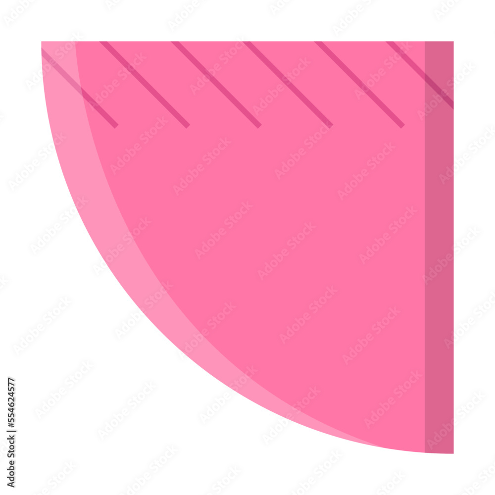 Cartoon drawing of figure or form for preschool on isolated white ...