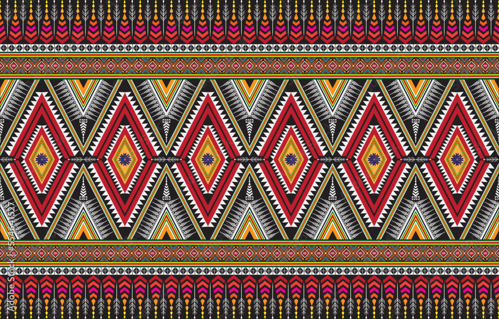 Gypsy pattern tribal ethnic motifs geometric vector background. Doodle ...