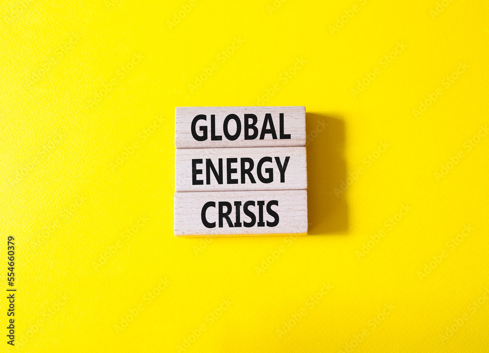 Global Energy Crisis symbol. Wooden blocks with words Global Energy ...
