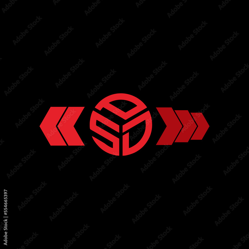 PSD logo Stock Vector | Adobe Stock