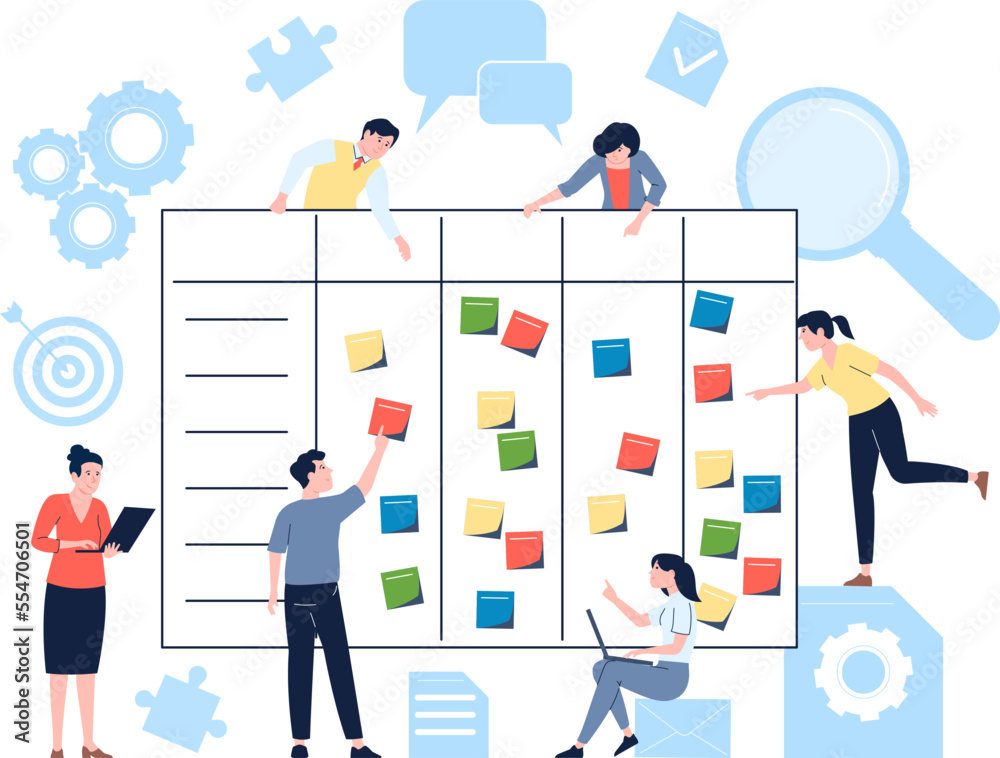 Poster Kanban board project management – Wall Art | UkPosters